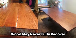 How to Fix Water Damaged Swollen Wood Table | 15 Easy Ways